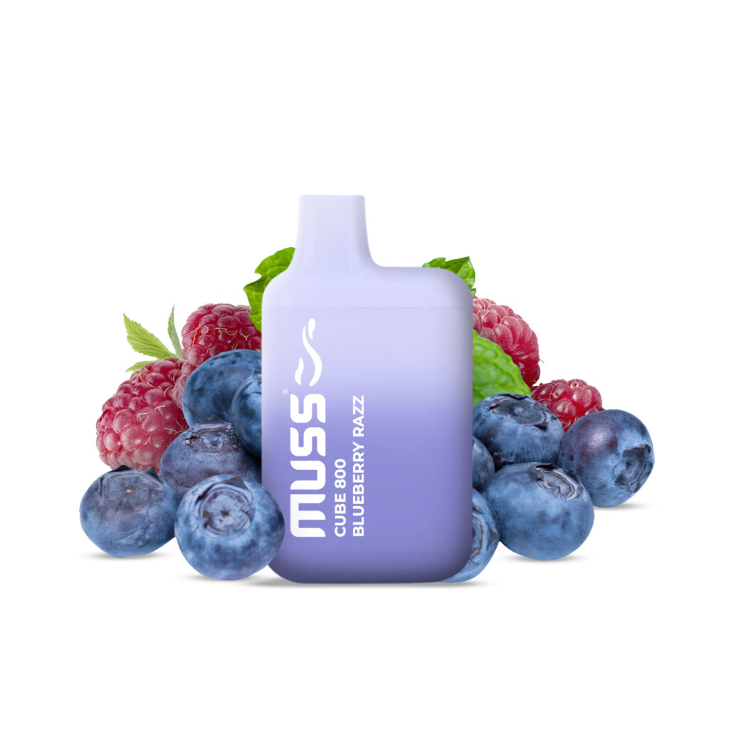 Caja Blueberry Razz Muss Cube 800 - VapeaBueno.es