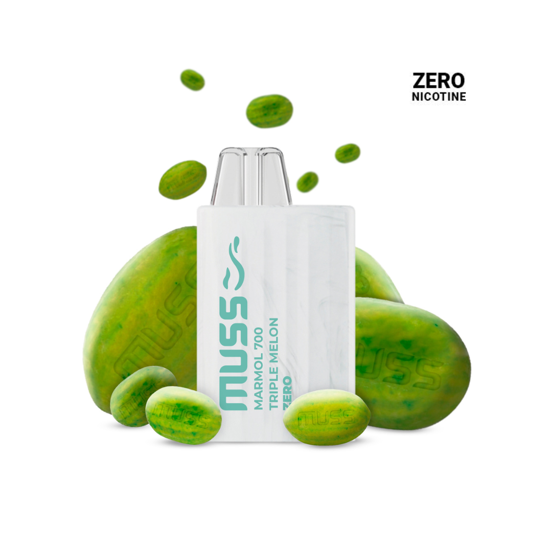 Caja Triple Melon Zero Muss Mármol 700 - VapeaBueno.es